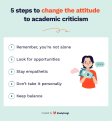 Academic Criticism - How to Take It Seriously, but Not Personally: the ...